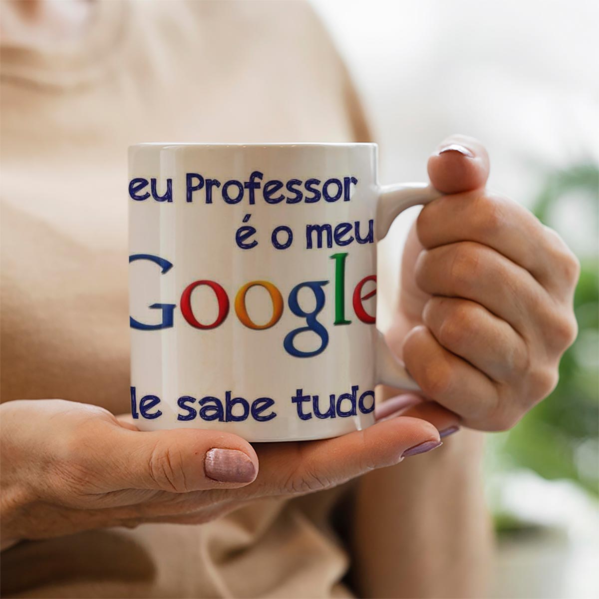 Caneca Professores meu professor é o meu google - Mais Brinde