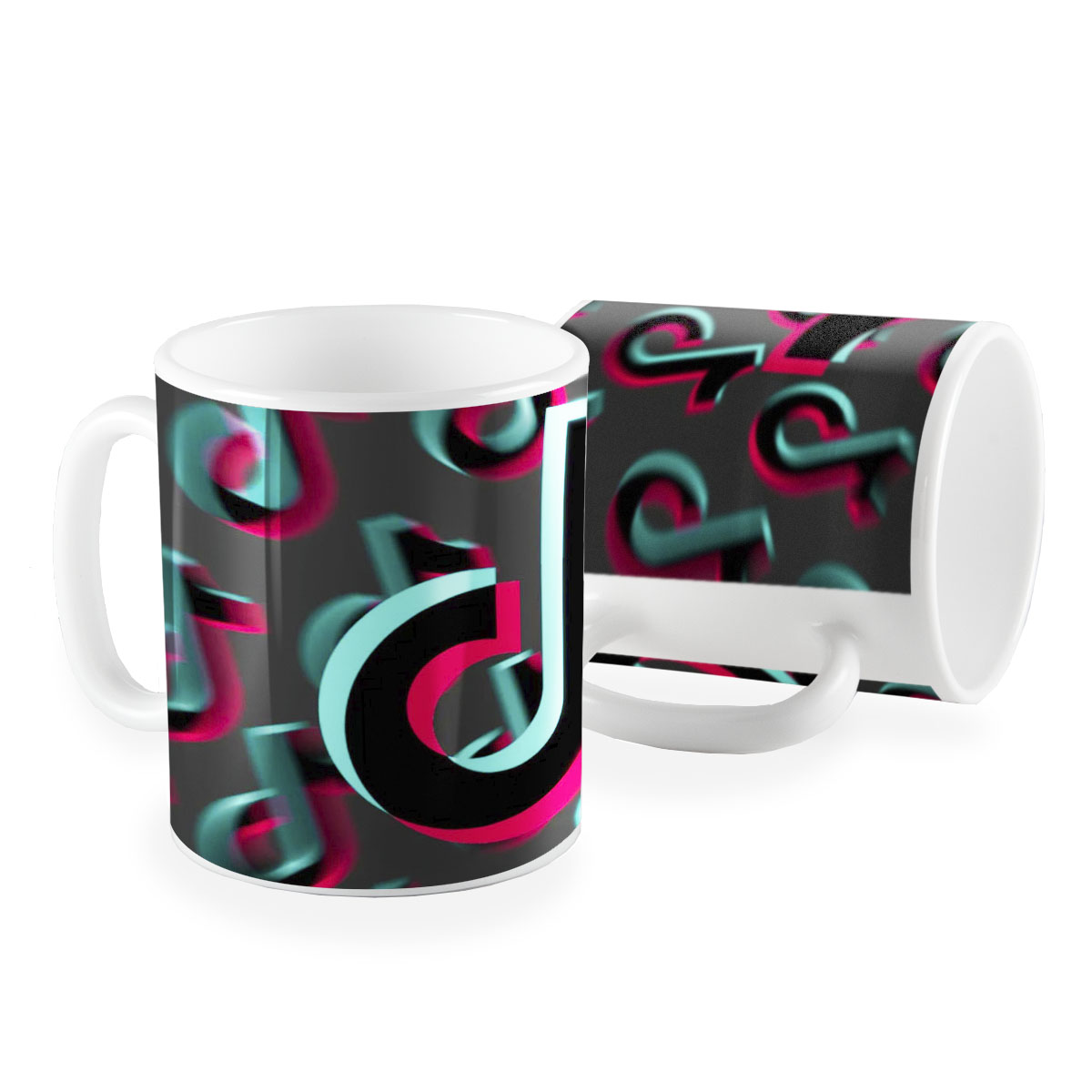 Caneca Tik Tok pattern - Mais Brinde