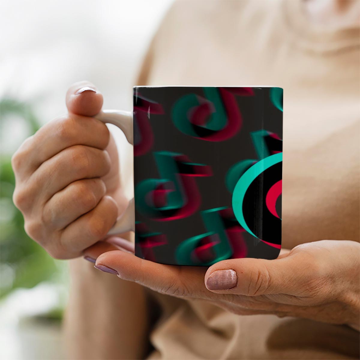 Caneca Tik Tok pattern - Mais Brinde